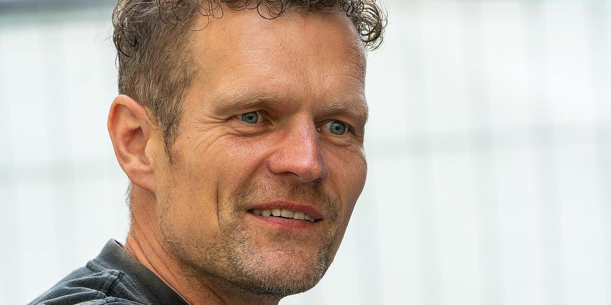 Der Veranstalter des Schlosshof-Festivals in Höchstadt Thomas Ackermann ...