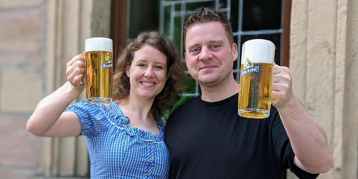Felix Glaser und Caroline Ganz sind erstmals Festwirte der Kulmbacher ...