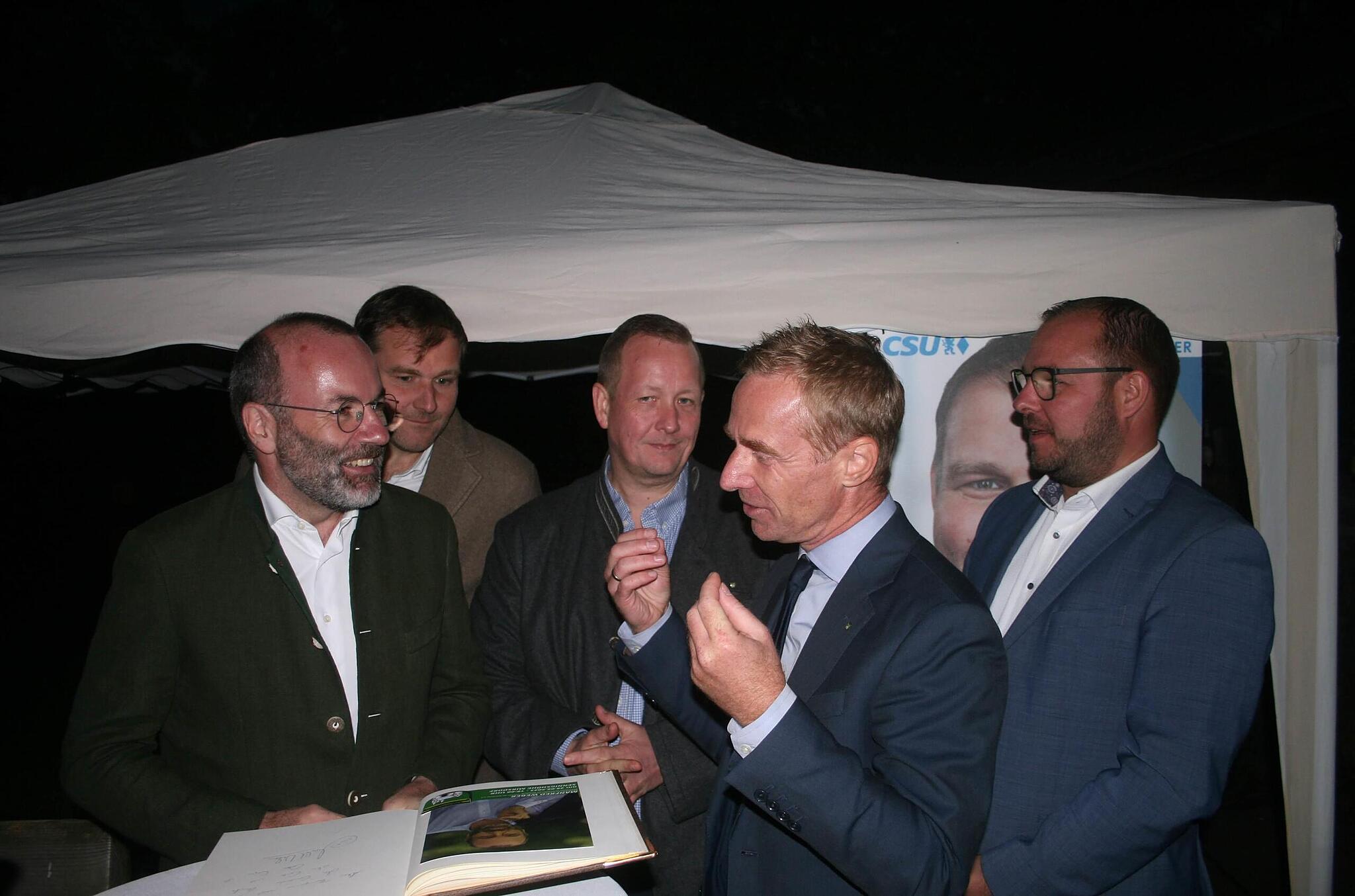 Der CSU-Ortsverband Meeder feiert sein 50-jähriges Bestehen mit viel ...