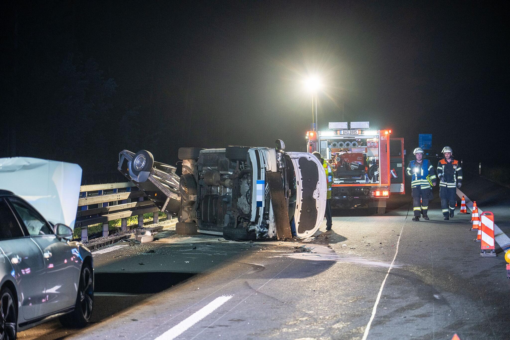 Unfall A73 Gestern
