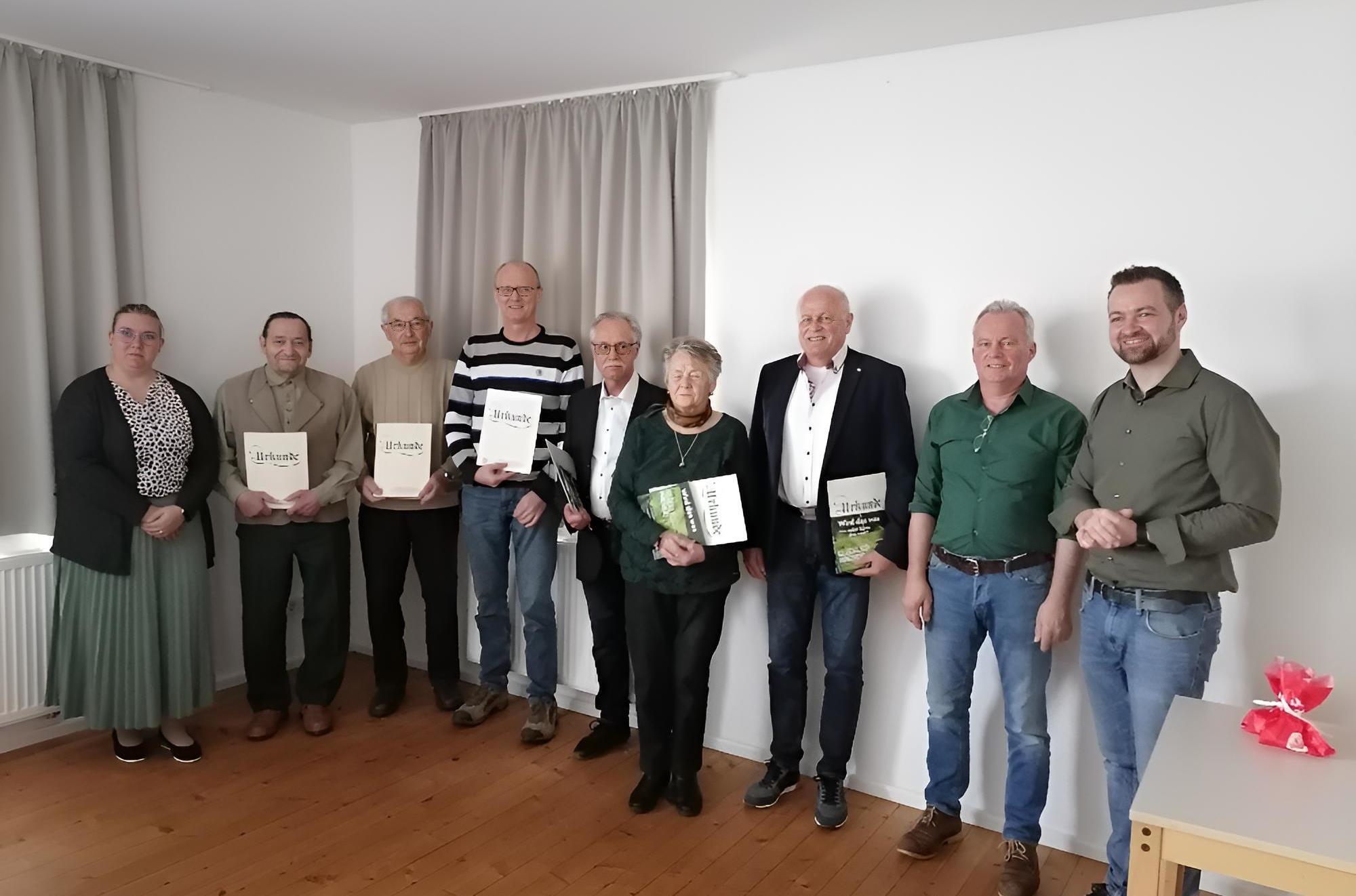 Jahreshauptversammlung des Obst- und Gartenbauvereins Wittershausen mit Rückblick und Ehrungen