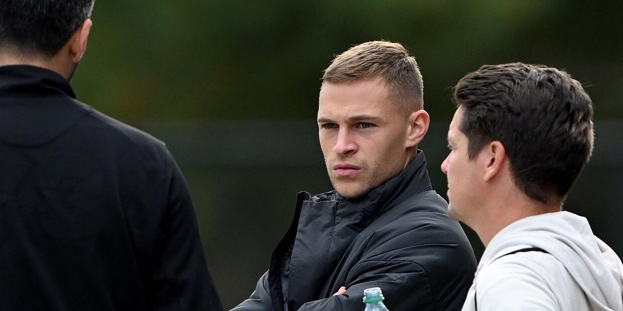 DFB-Training ohne leicht erkälteten Kimmich
