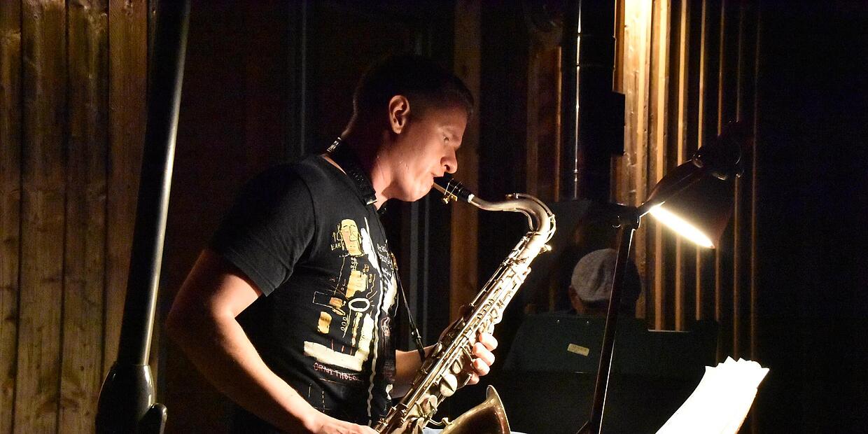 Beka Gigauri (Klavier) und Pavlo Norets (Saxophon) begeistern in Wernstein