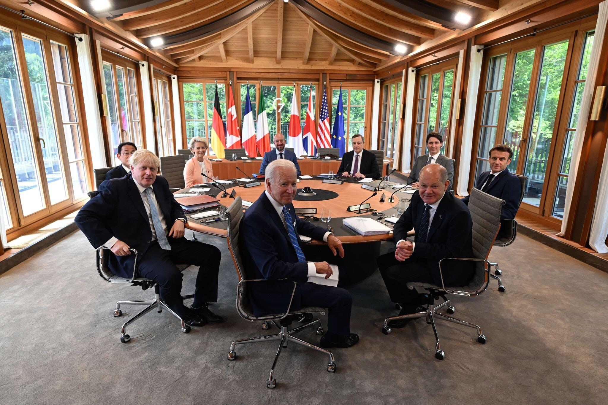 Gipfel beginnt: Scholz begrüßt G7-Chefs auf Schloss Elmau