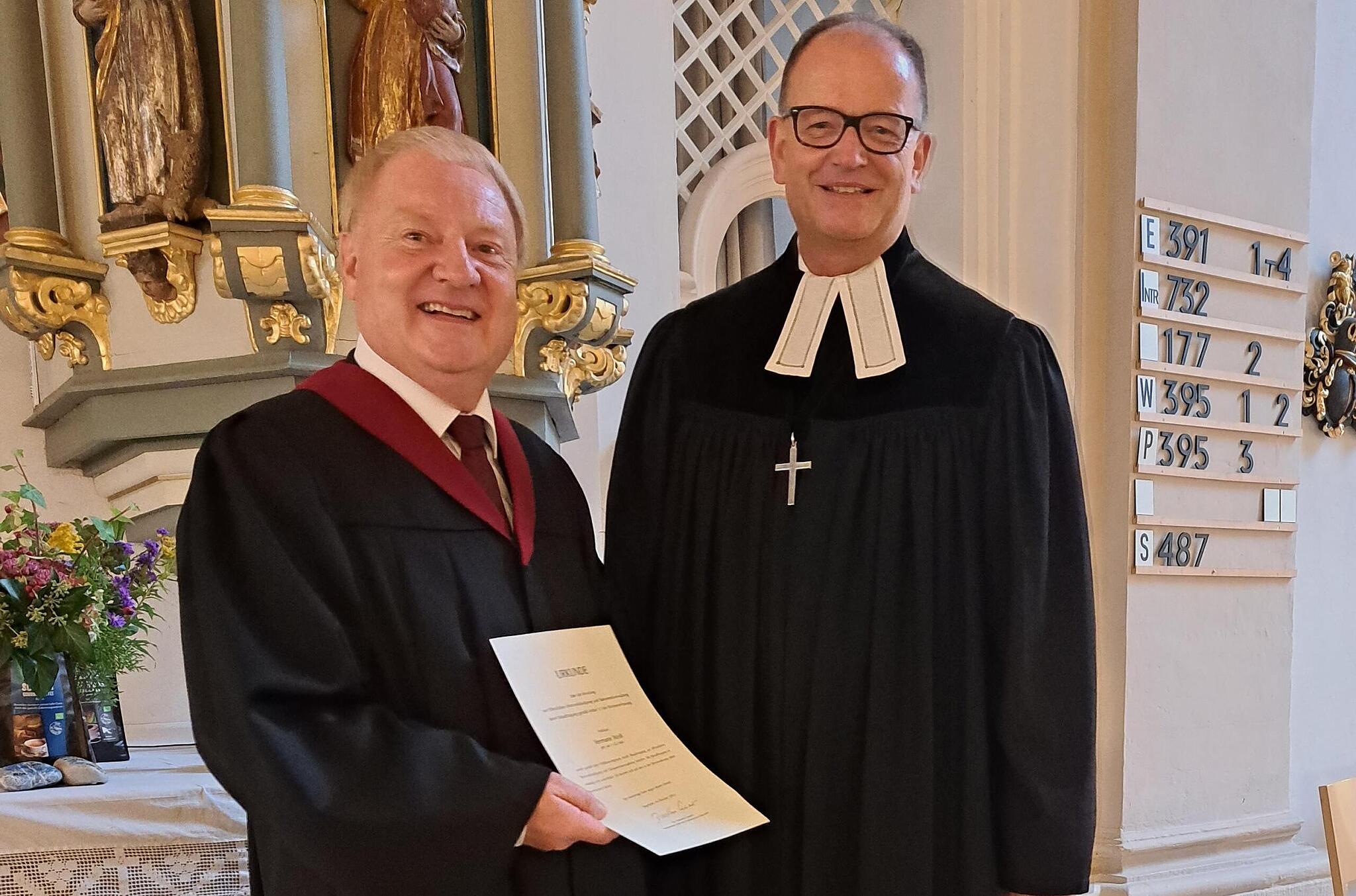 Hermann Weiß in Kulmbach als neuer Prädikant eingeführt