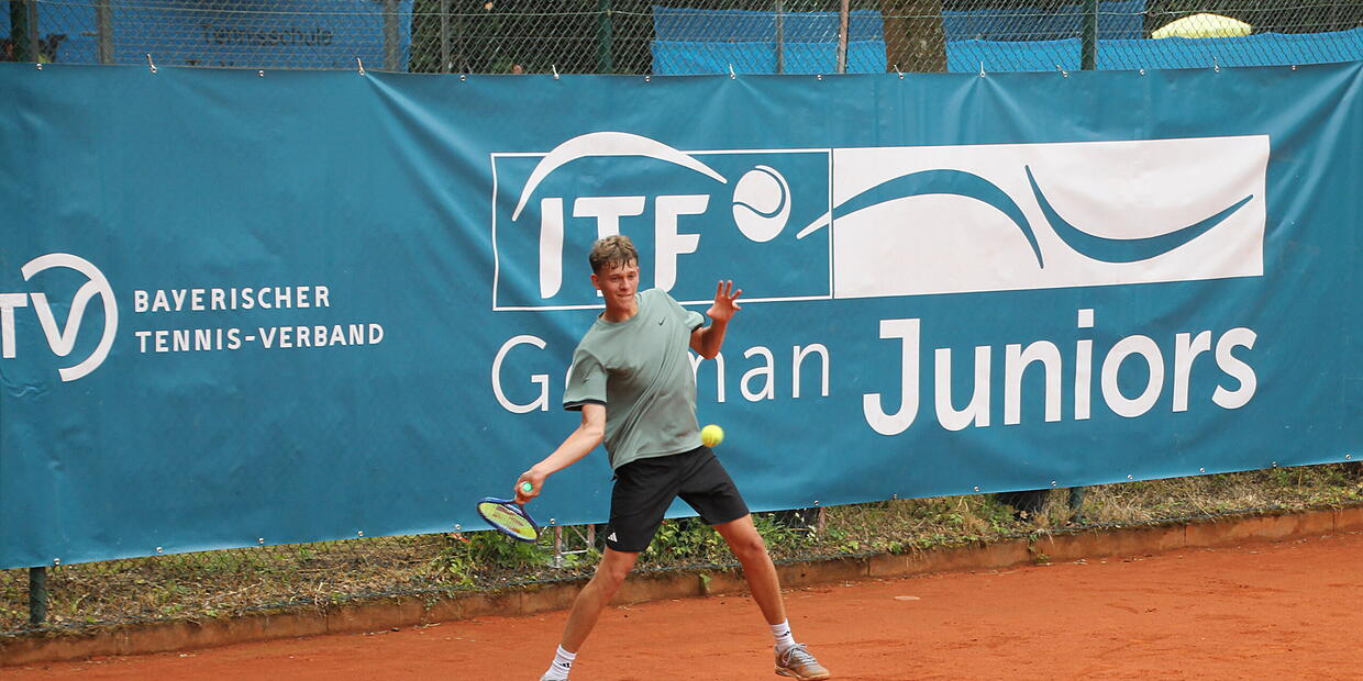 ITF German Juniors: Jaron Held beeindruckt in Bamberg