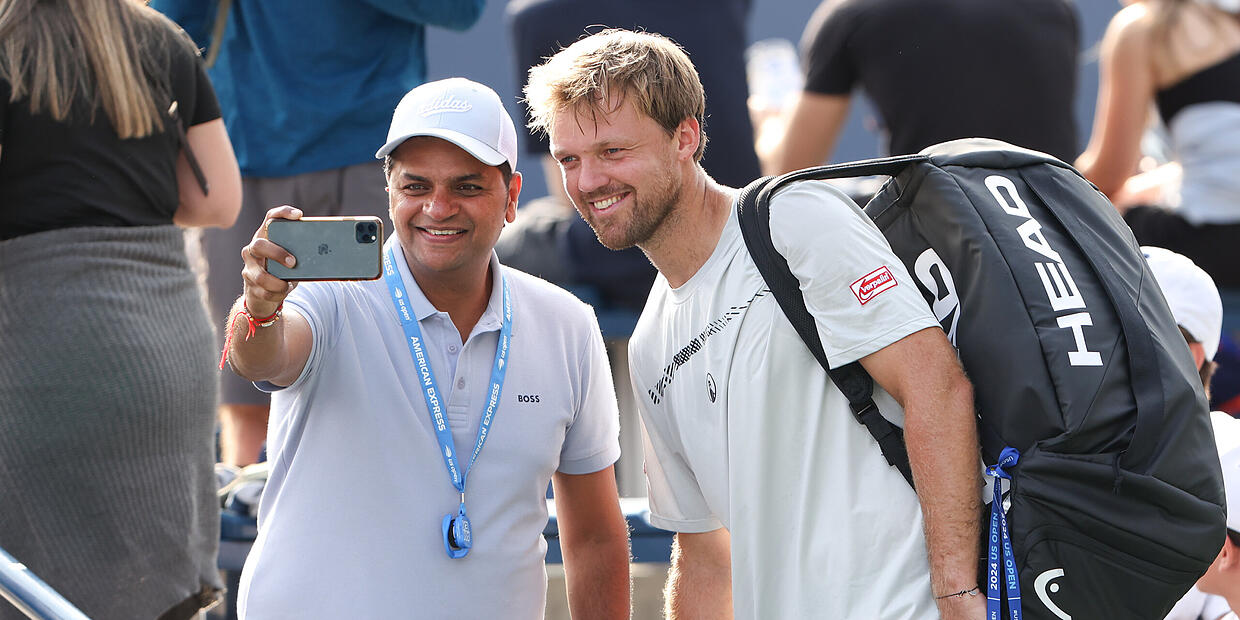 Tennis: Kevin Krawietz steht bei den US Open im Achtelfinale