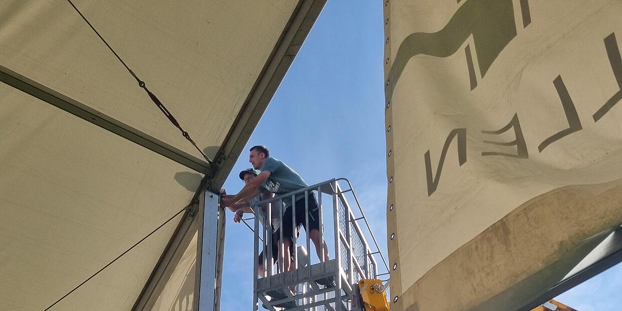 Die Vorbereitungen für das 60. Jubiläum der Landjugend Meeder laufen ...