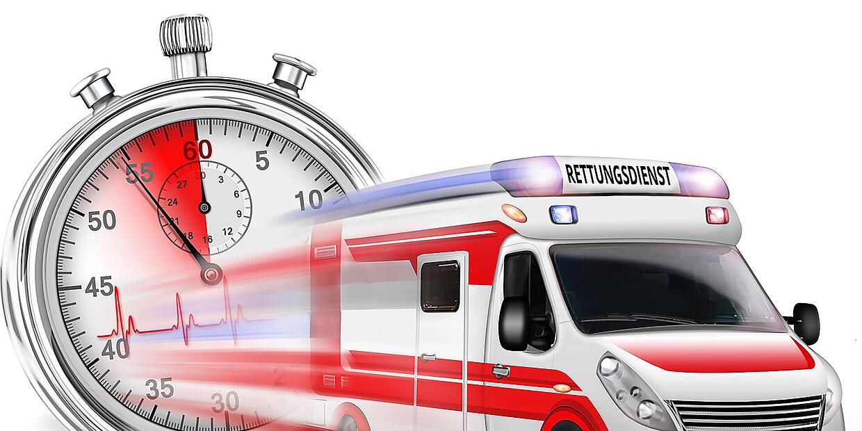 Rettungsdienst Sanitäter am Limit