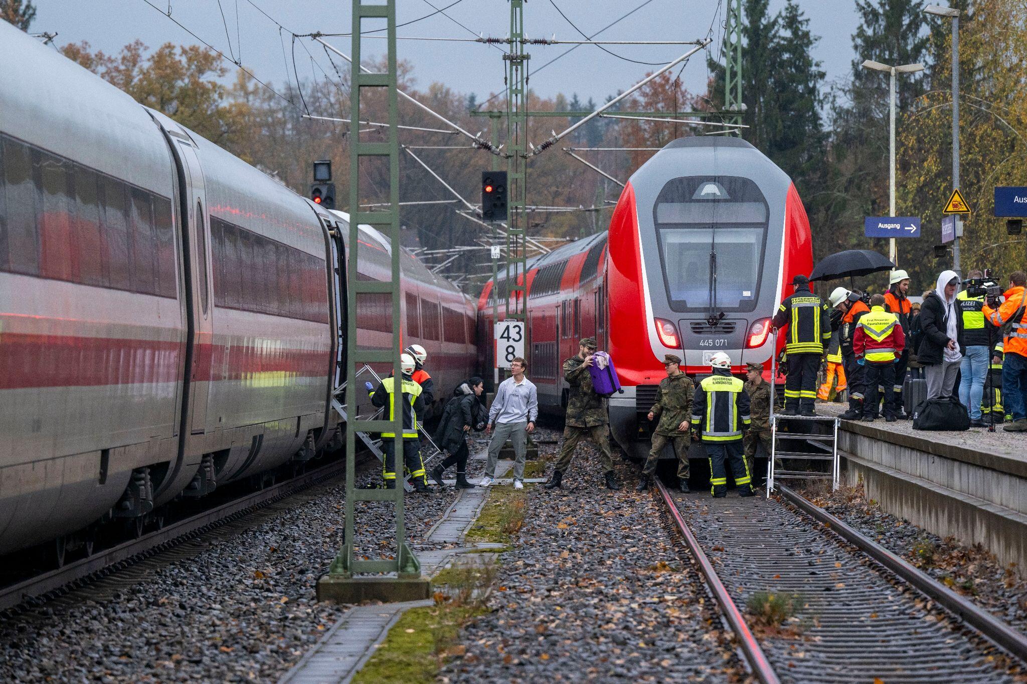 Ermittlungen nach ICE-Unfall in Oberbayern dauern an