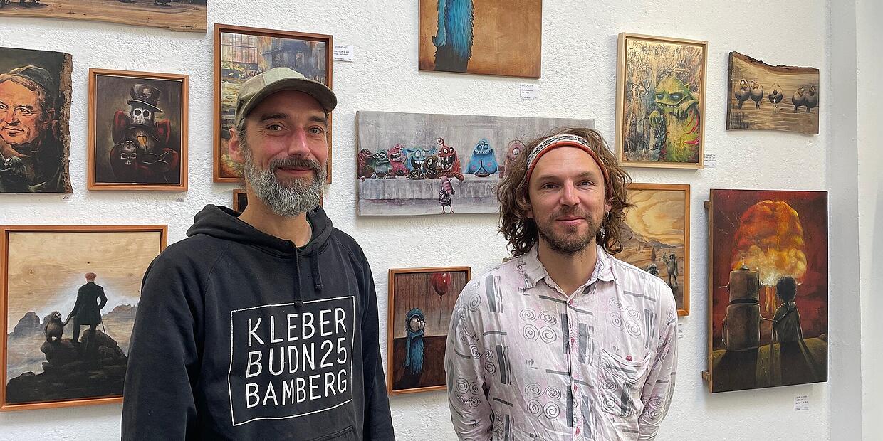 Bamberger Künstler-Duo Kleberbudn erschafft Unikate aus Holz
