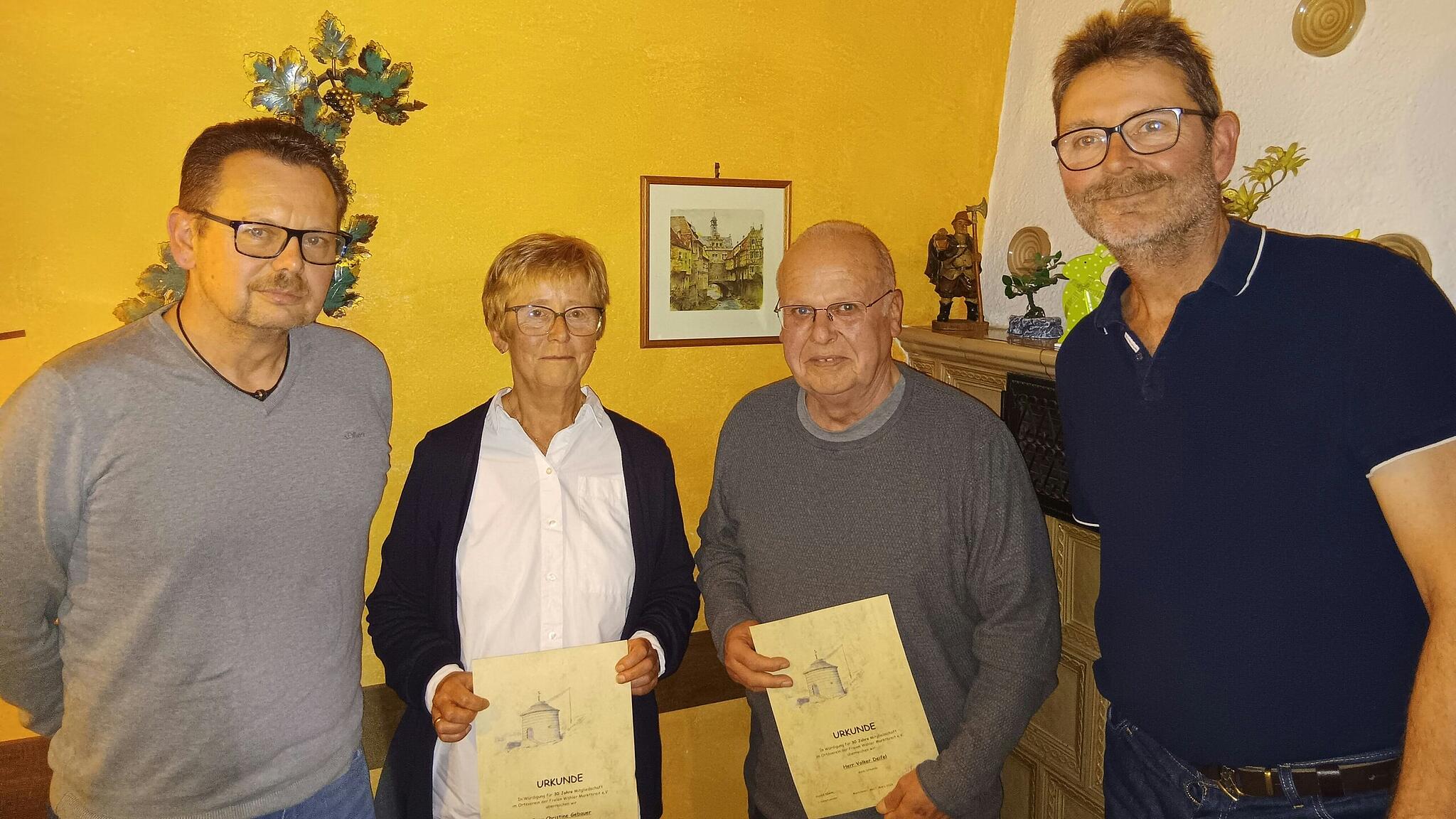 Vorstand der Freien Wähler Marktbreit bestätigt