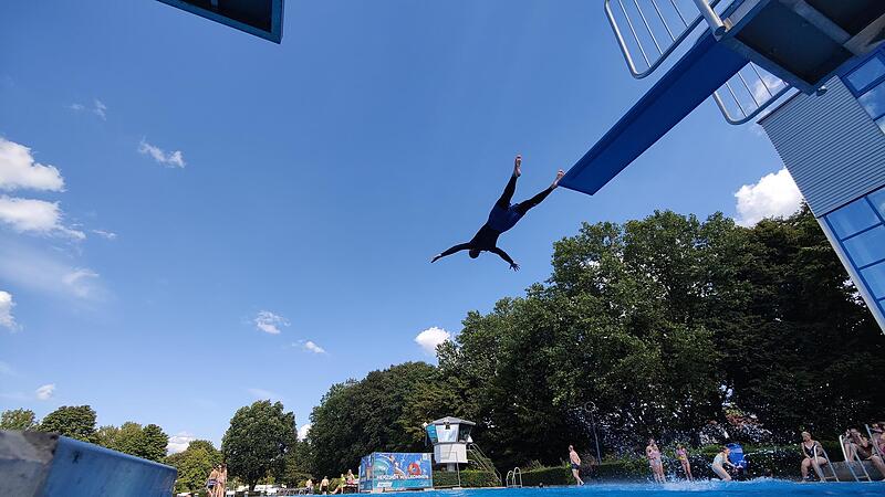 Aquaria Coburg: Das sagen Badegäste zum neuen Sprungturm im Freibad