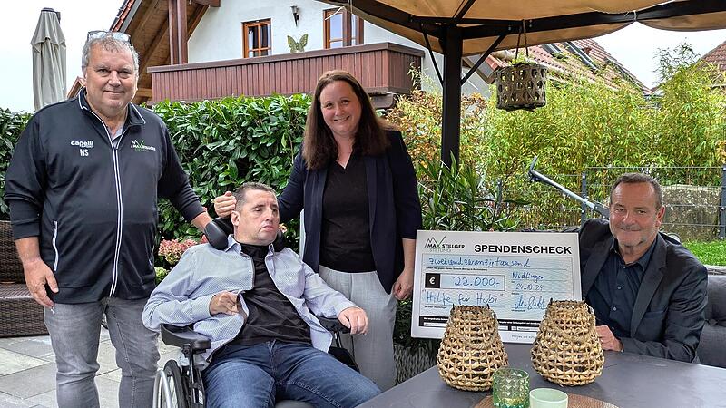 Großzügige Spende soll Steffen Huber unterstützen