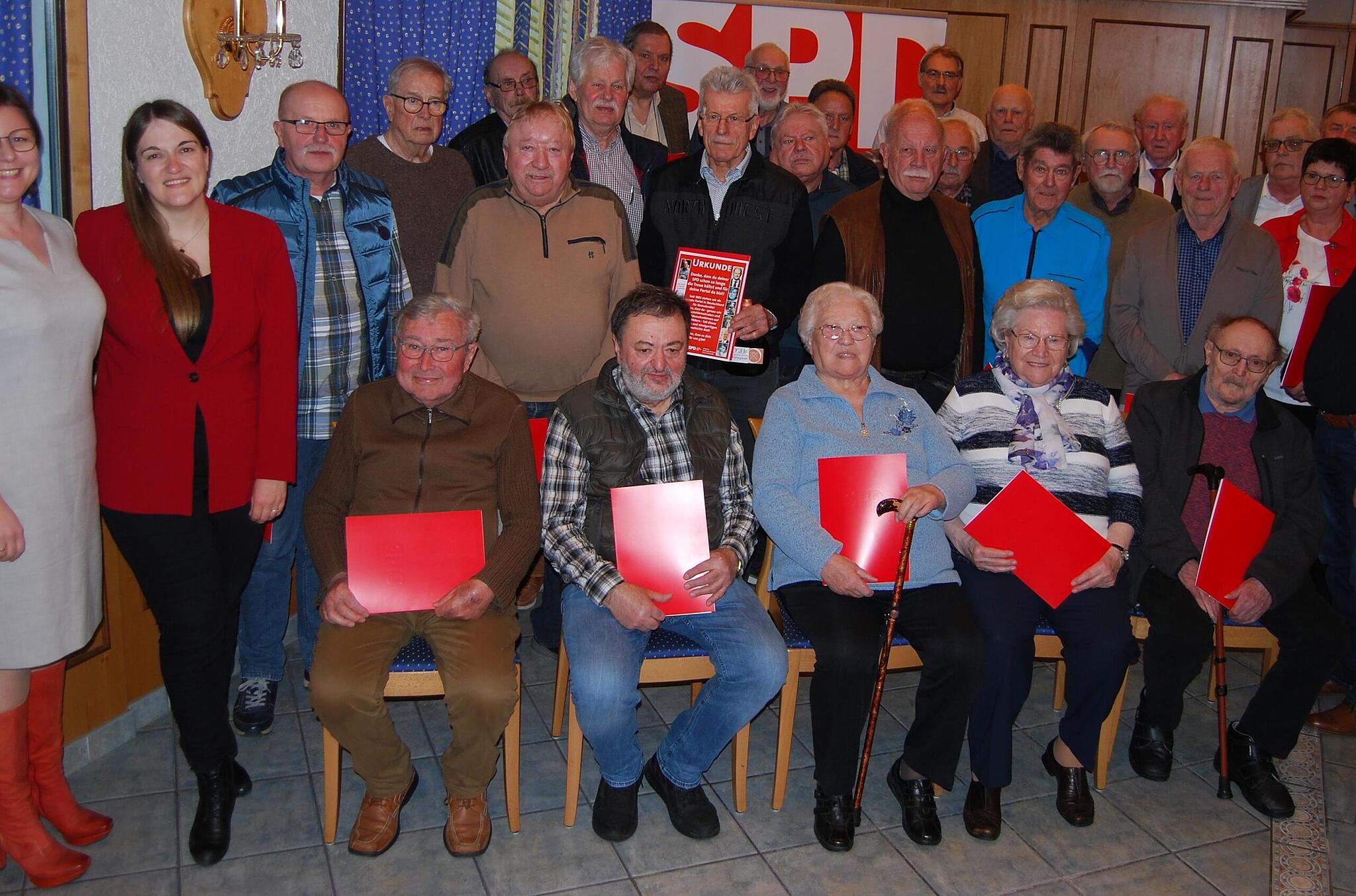 SPD Ehrungen: 60 Jahre Parteitreue in Sand am Main