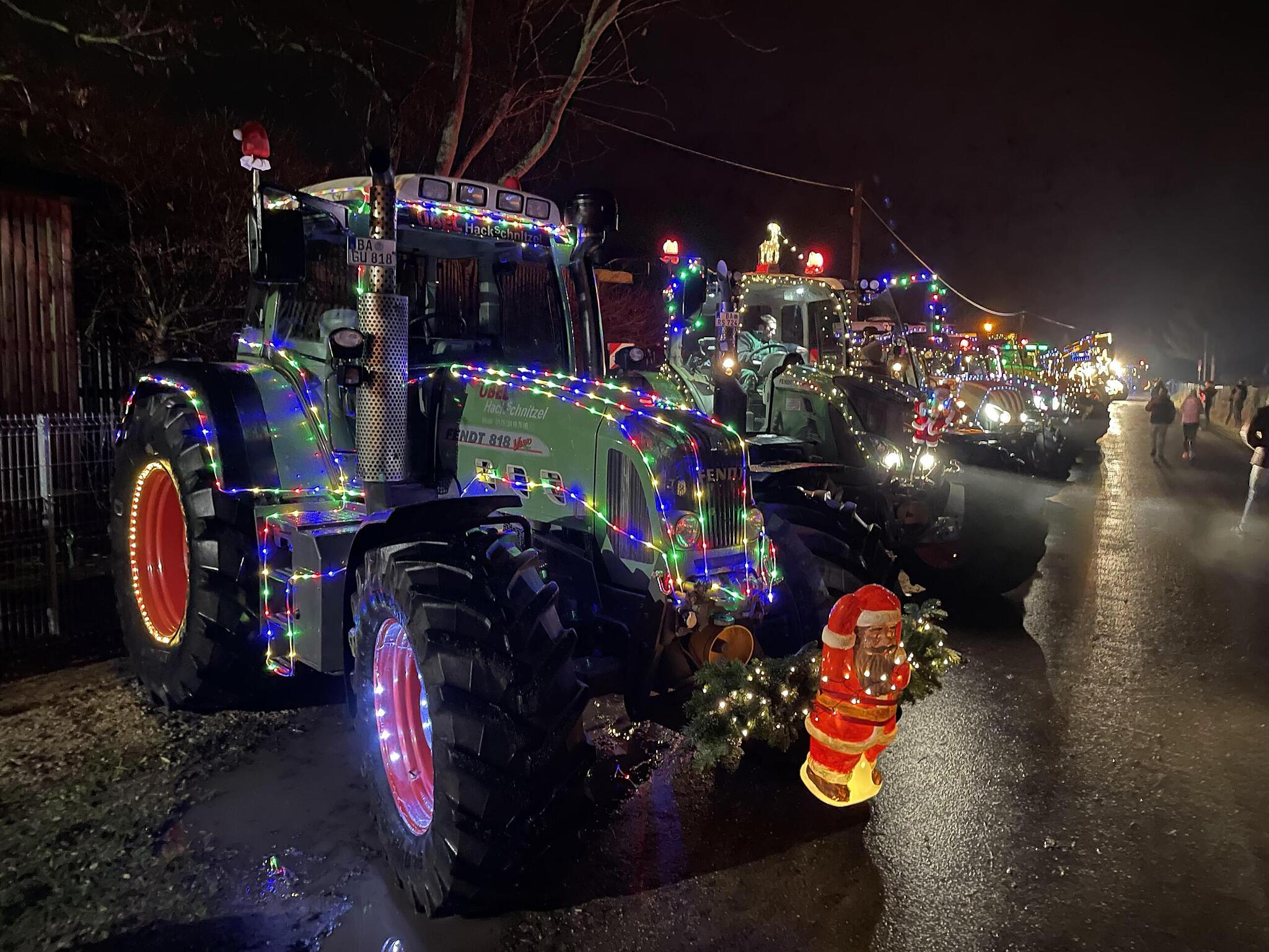 Traktoren in Bamberg: Das ist die Strecke für die Lichterfahrt 2022