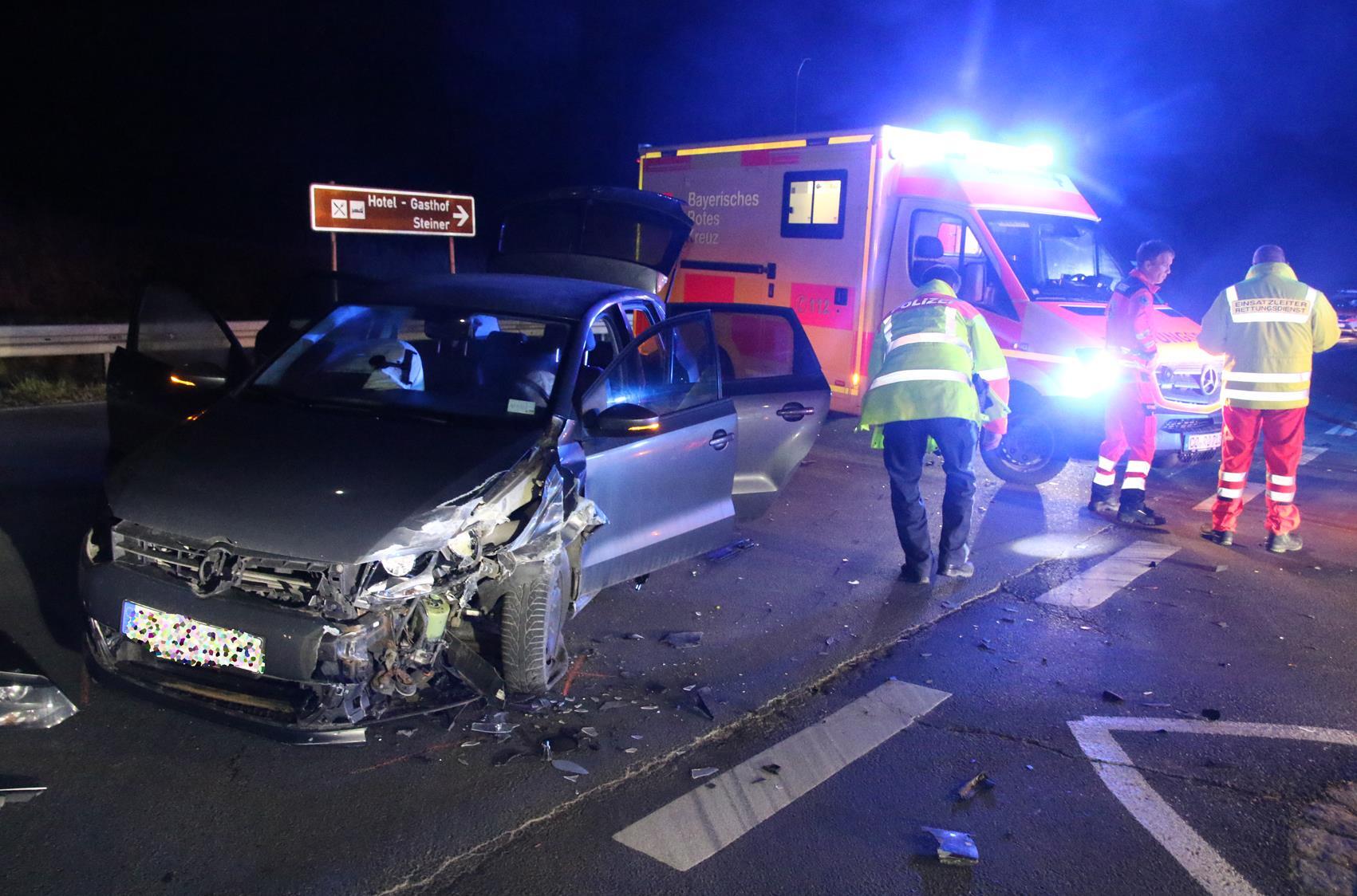 Frau bei Unfall im Landkreis Coburg leicht verletzt