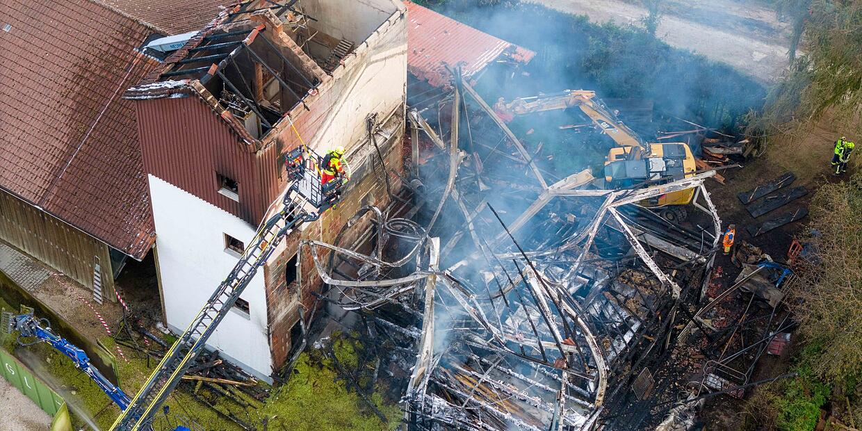 Brand in Hopfentrocknungsanlage: Halbe Million Euro Schaden