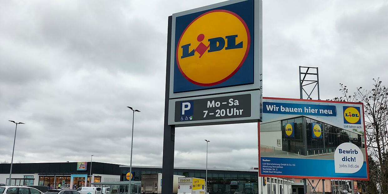 Lidl eröffnet in Hallstadt neue Filiale neben Edeka und dm