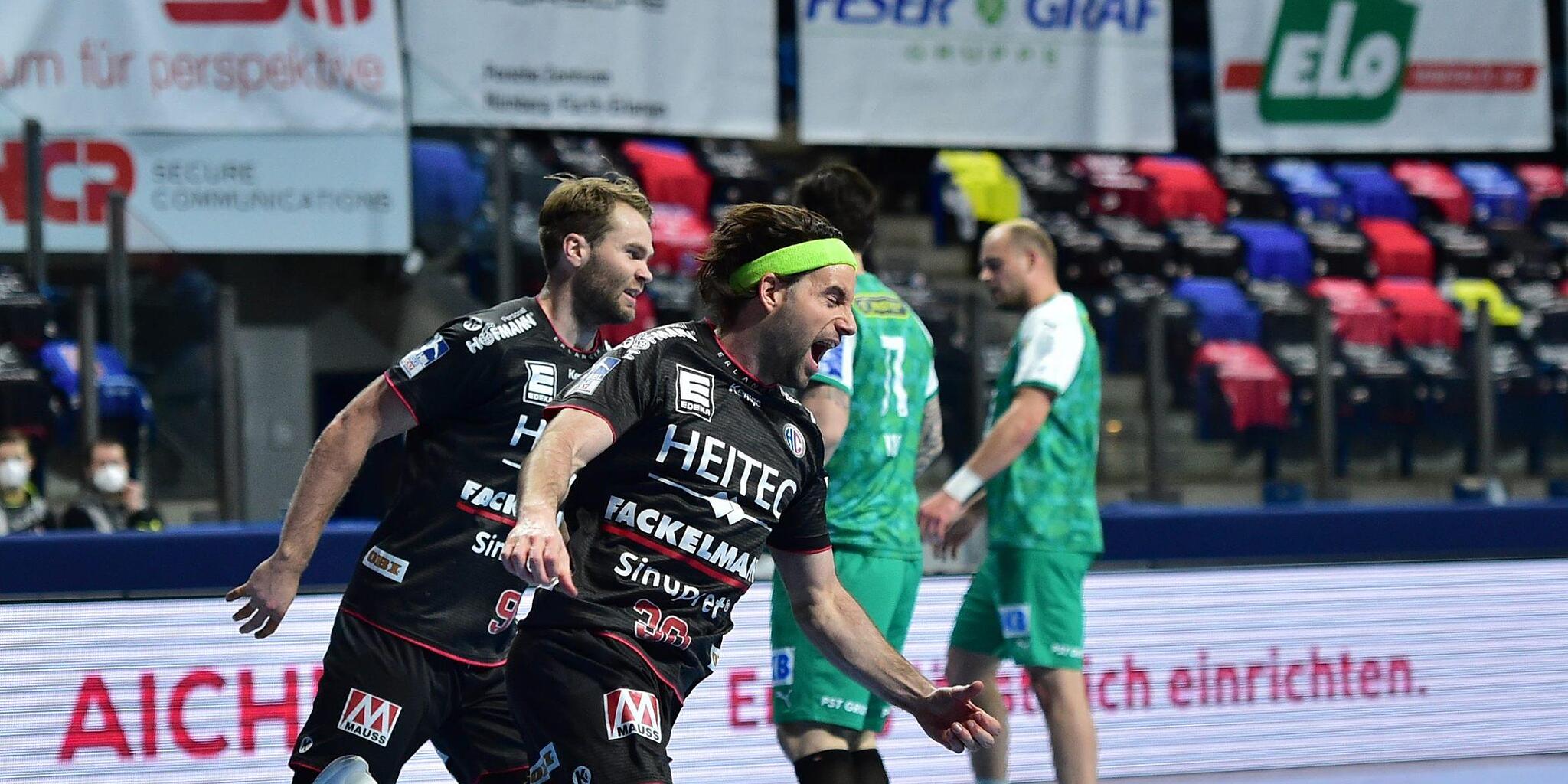 Der HC Erlangen schickt den Tabellenzweiten der Handball-Bundesliga mit ...