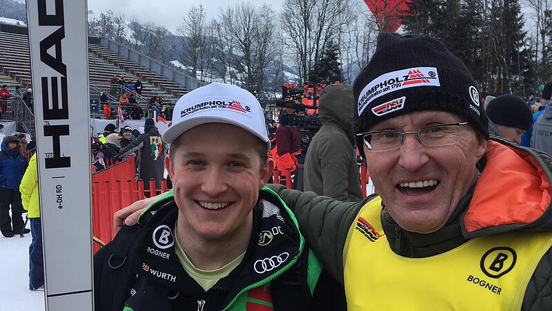 Jacob Schramm fährt beim Europacup in Tarvisio in der Abfahrt auf Platz 20