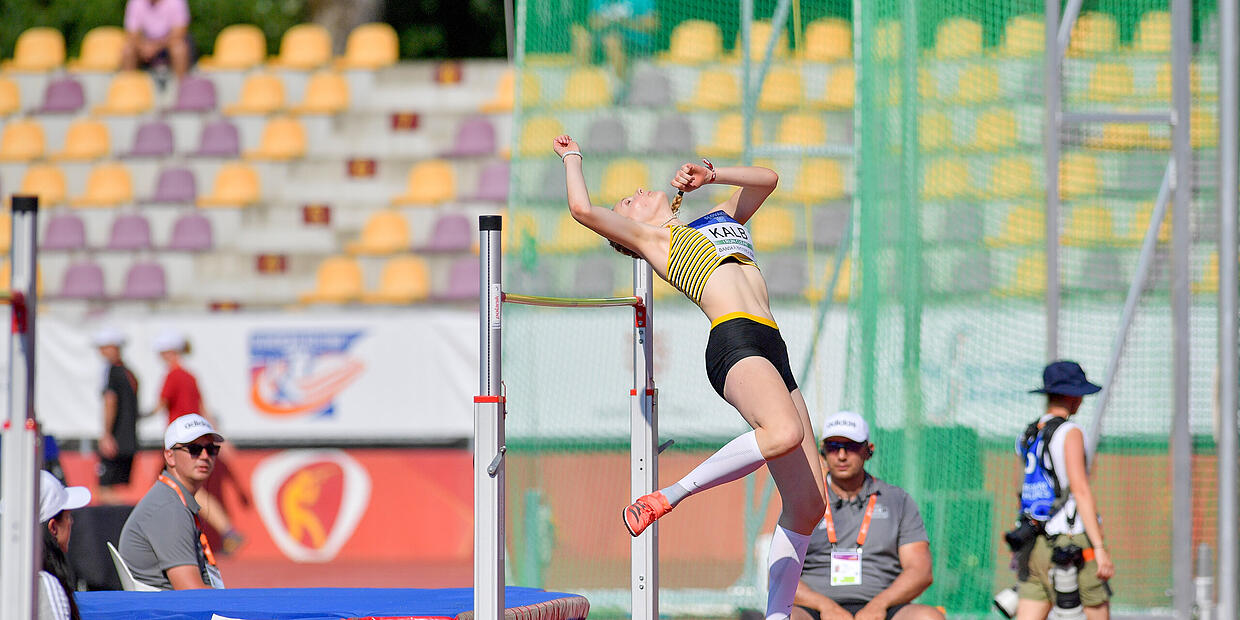 U18-EM: Eva Kalb von der LG Forchheim verpasst Hochsprung-Finale