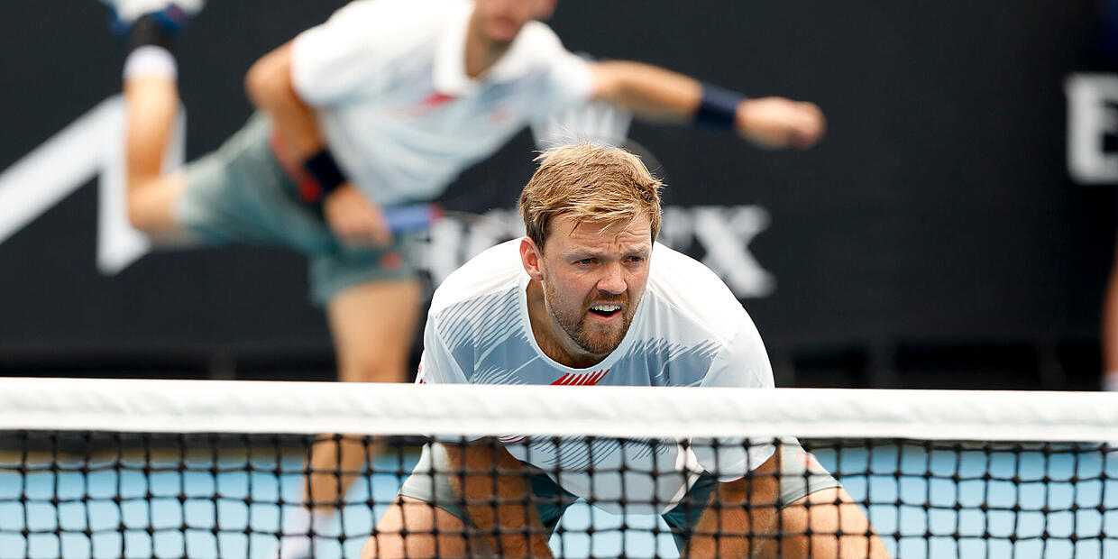 Kevin Krawietz aus Coburg und Tim Pütz bei ATP-Turnier in Indian Wells