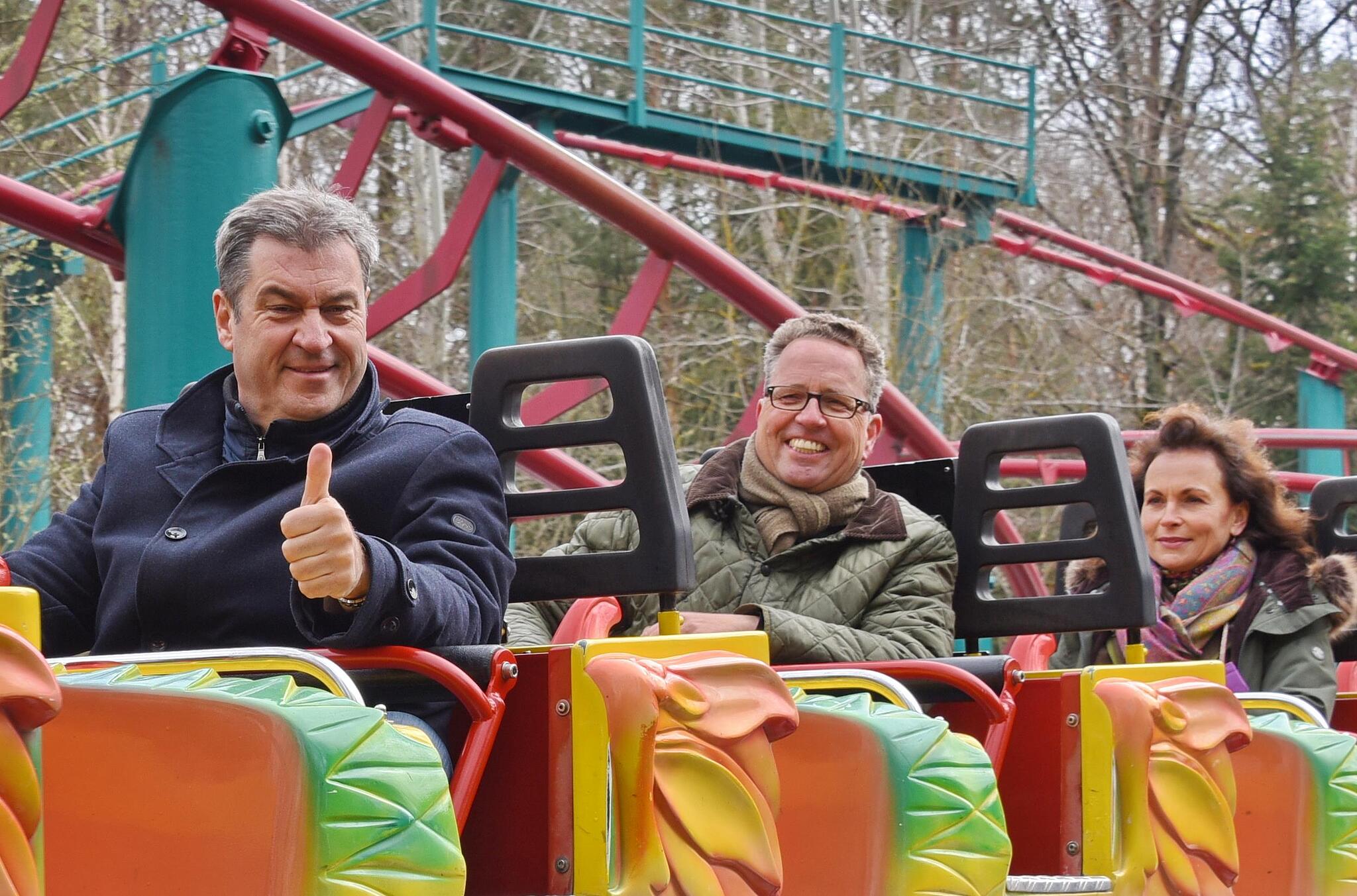 Nach Besuch im Erlebnispark Schloss Thurn: Markus Söder positiv getestet