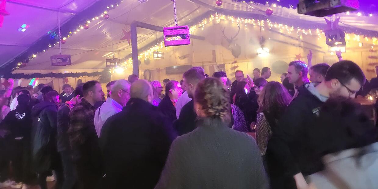 Kulmbacher Winterdorf: Heiratsantrag in der Kulma-Alm