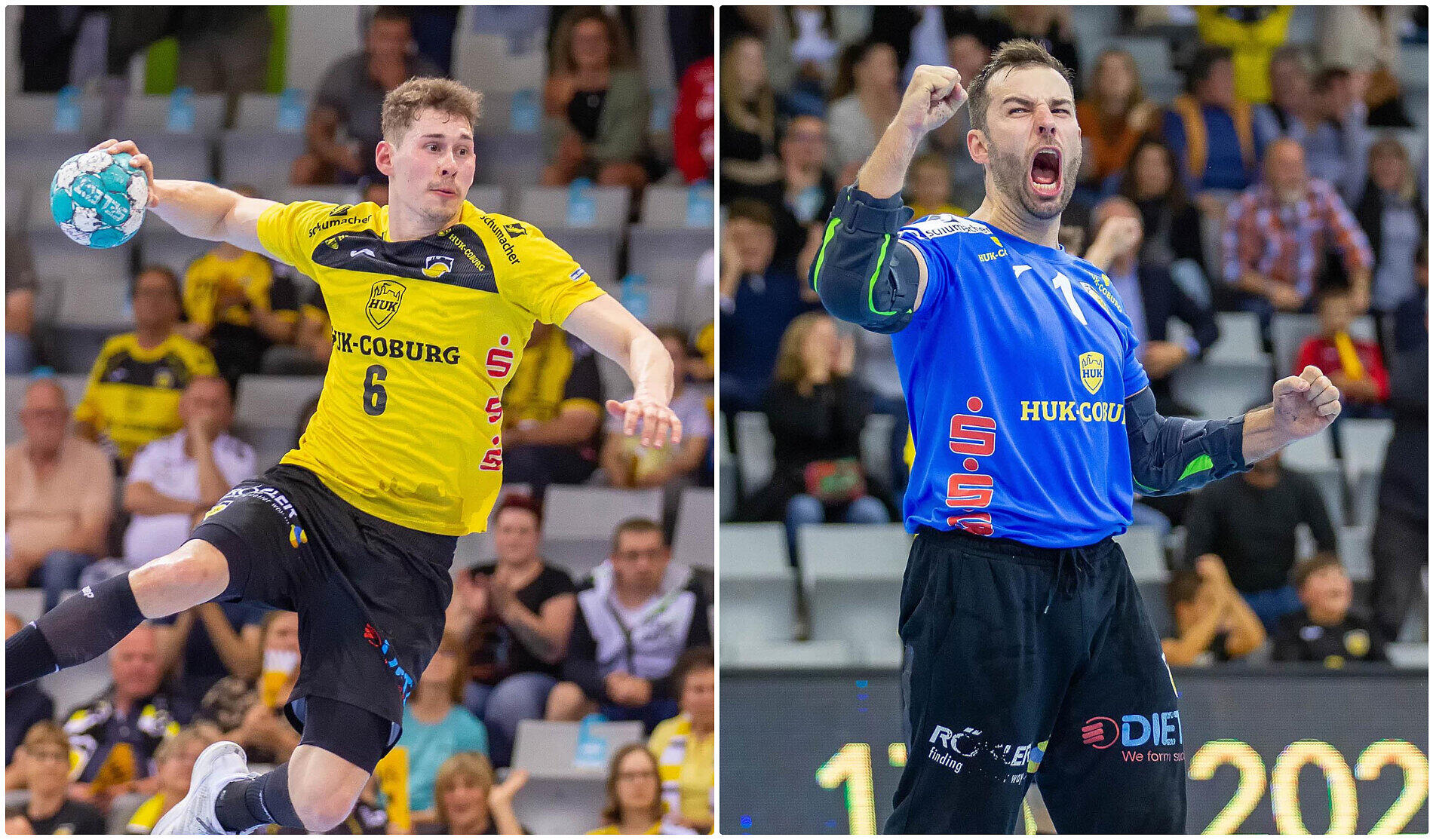 Kristian van der Merwe und Max Jaeger wechseln vom HSC Coburg zur HSG ...