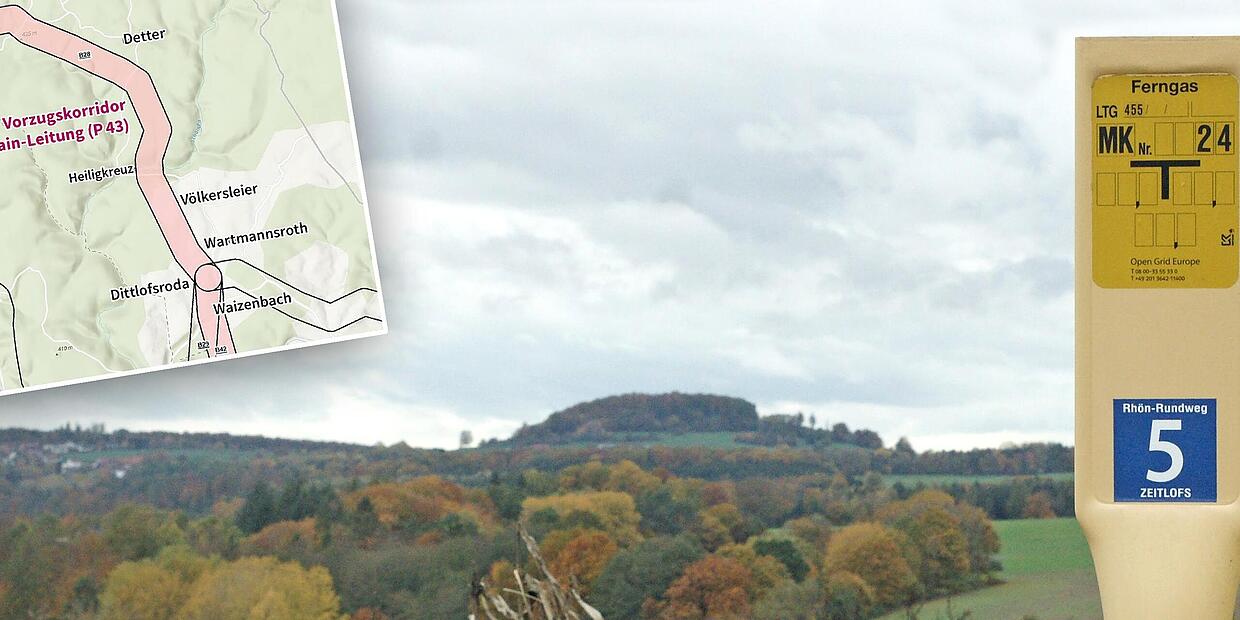 Stromtrasse P43 in der Rhön: Verlust von Wald befürchtet