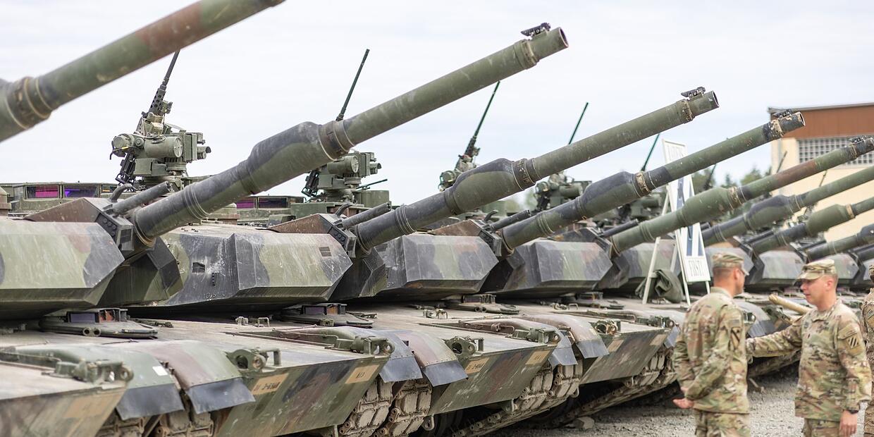 Pentagon: Abrams-Übungspanzer in Grafenwöhr angekommen