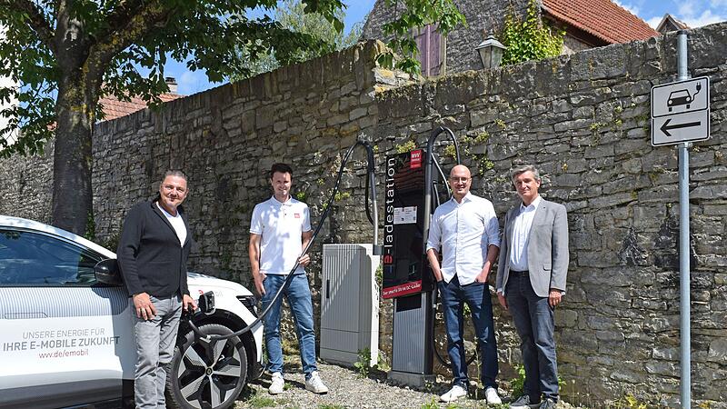 WVV errichtet neue E-Ladesäule in Sulzfeld