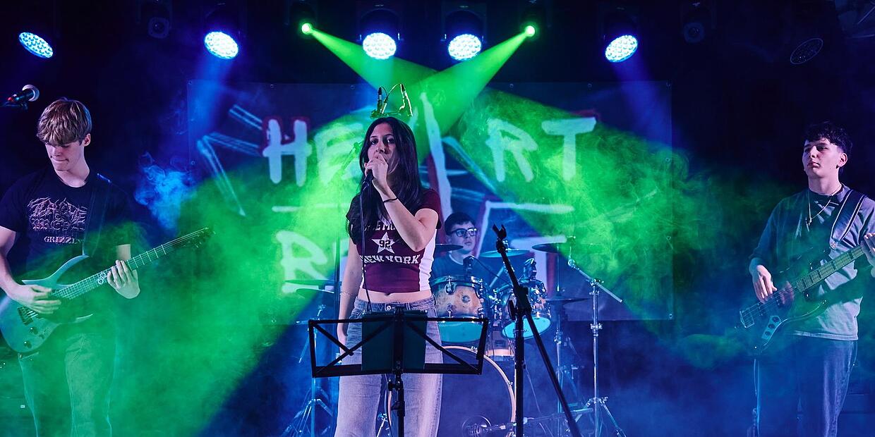 Heartbeat rocken die Bühne am Viehmarkt
