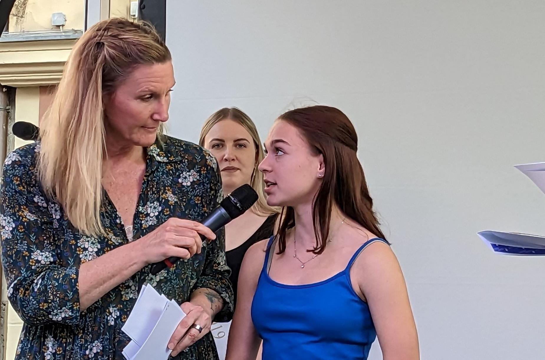 Zum Abschluss der Bad Kissinger Gesundheitswochen wurden auf dem ...