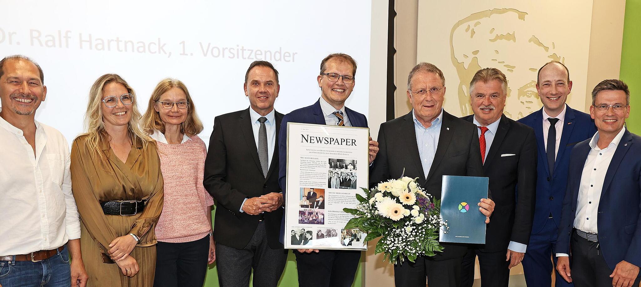 Henry Schramm gewürdigt