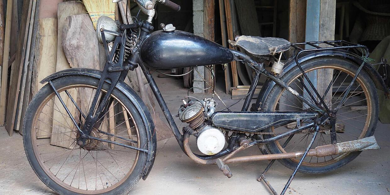 Miele-Motorfahrrad aus Lautertal