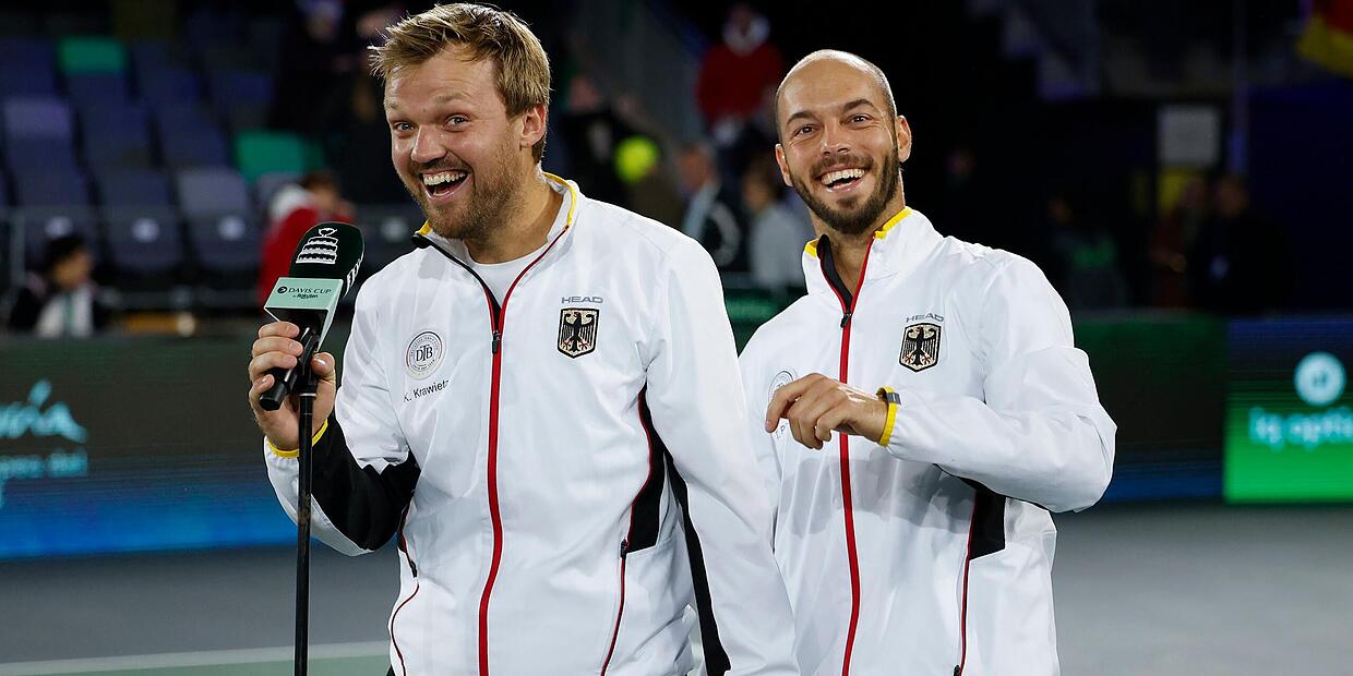 Tennis: Kevin Krawietz und Tim Pütz spielen im Davis Cup für Deutschland