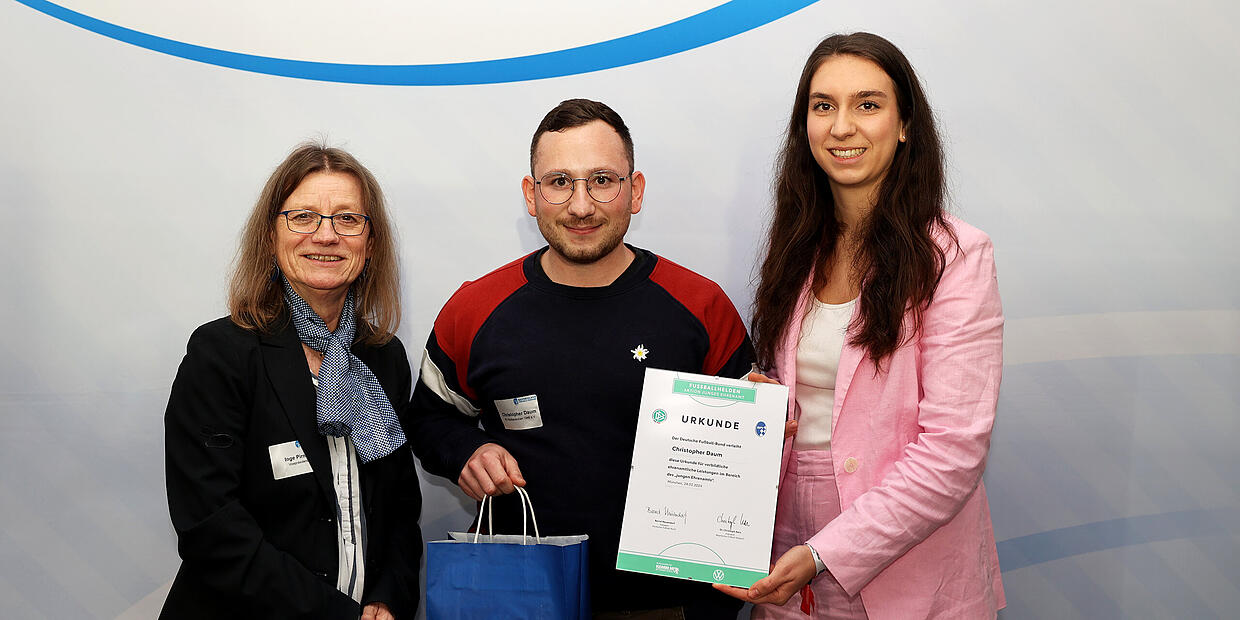 BFV-Ehrenamt: Preis für Christopher Daum vom SV Rothenkirchen
