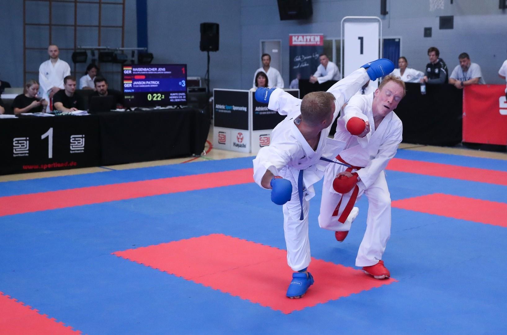 Patrick Janson vom TV/DJK Hammelburg gewinnt Bronze bei der Deutschen Karate-Meisterschaft