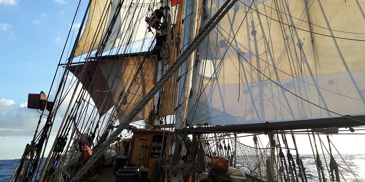 Kulmbacher Skipperin Eunike Schu mit Segelschiff über den Atlantik