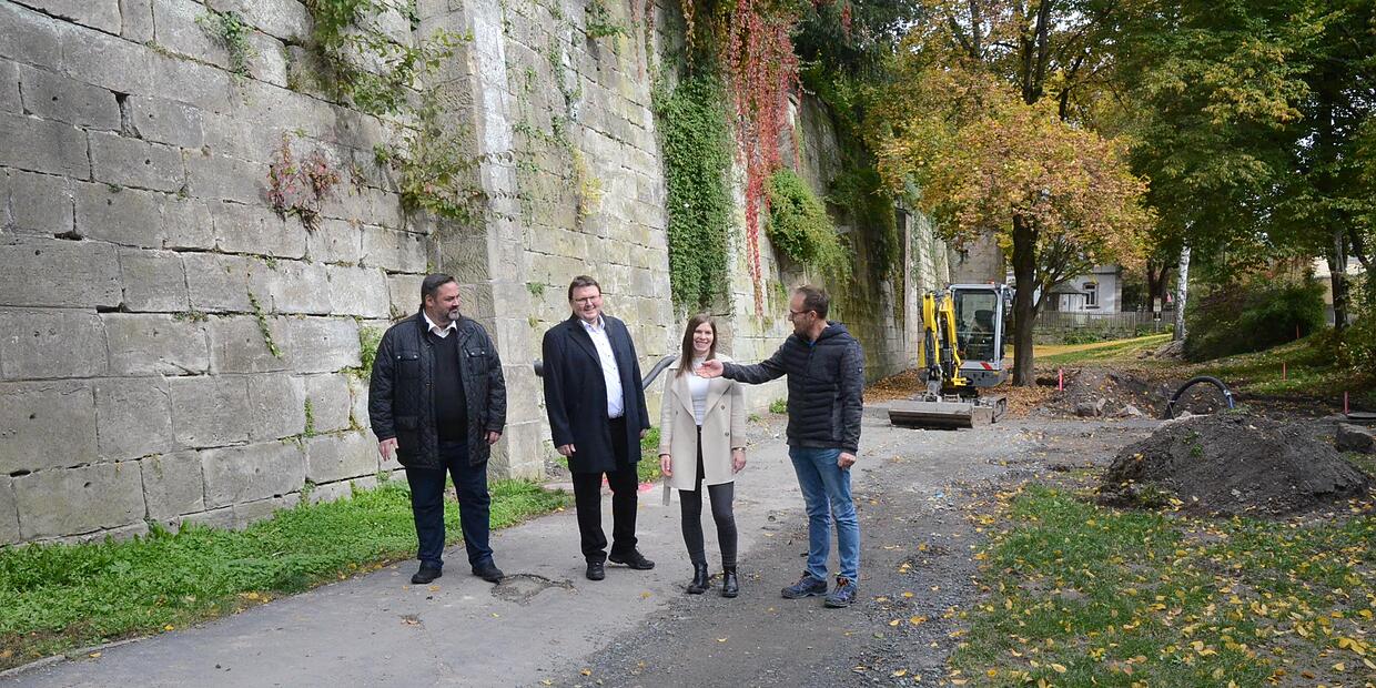 Spatenstich in Kronach: Umgestaltung des Stadtgrabens gestartet