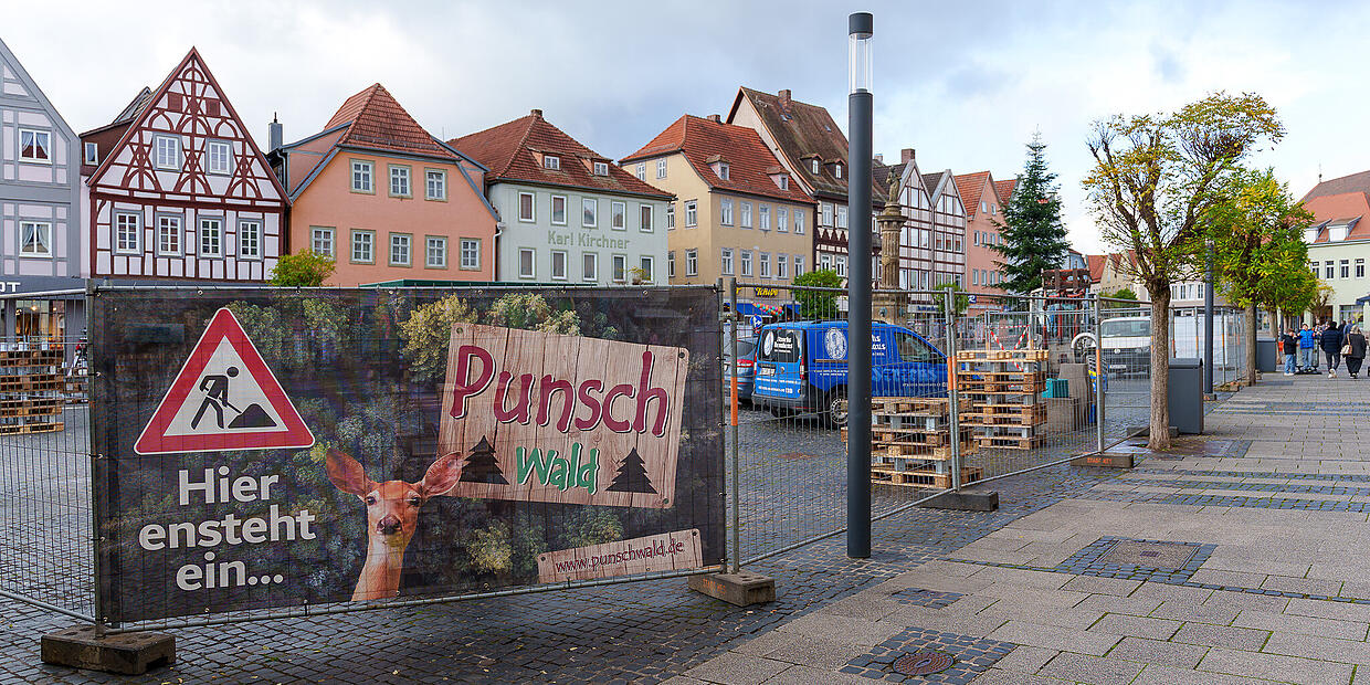650 Tannenbäume: Bad Neustädter Punschwald