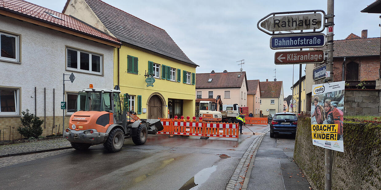 Drama in Reckendorf: B279 wird zur Endlos-Baustelle