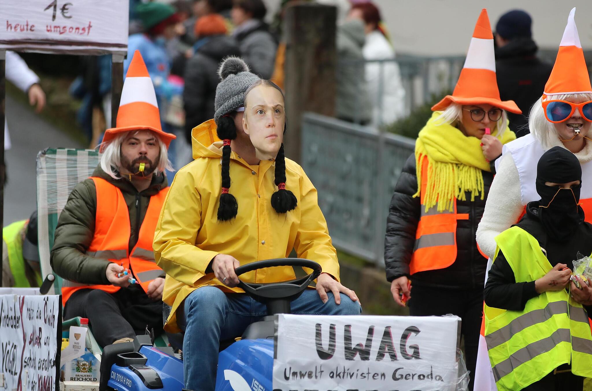 Fasching in Geroda: Ein kleiner aber feiner Umzug
