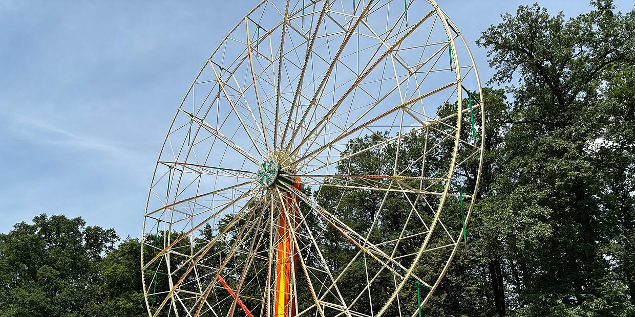 Forchheimer Annafest 2024: Das Riesenrad ist schon da