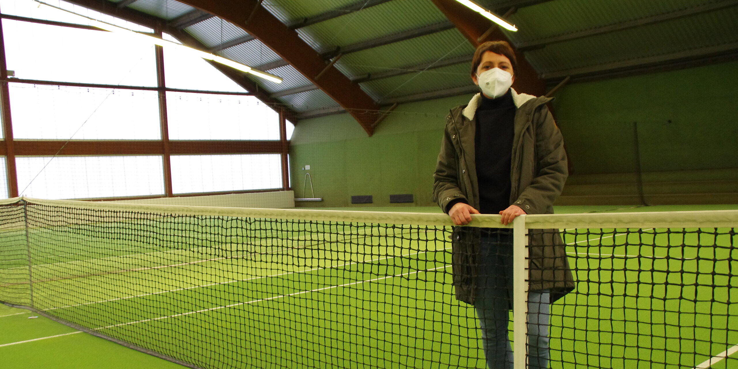 Die Betreiber der Tennishalle in Neuses wünschen sich mehr ...