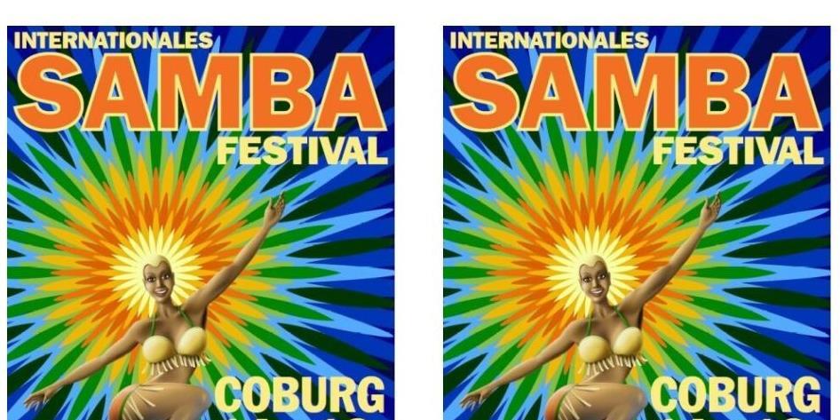 Plakat für Samba-Festival 2023 in Coburg vorgestellt