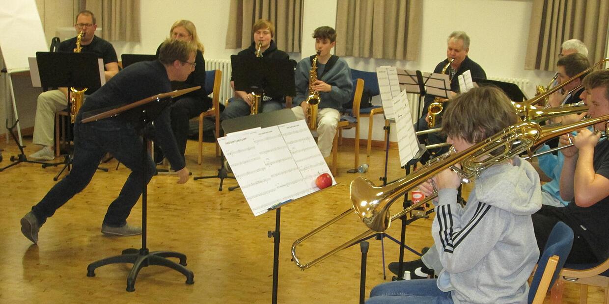 Der Blasmusikverband Vorspessart war mit dem Workshop Bigband Gast in ...