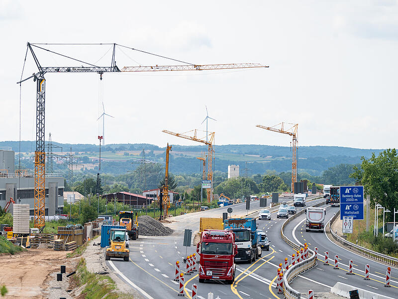 Baustellen Auf Der A73